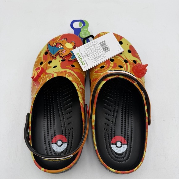CROCS | Shoes | Crocs X Pokemon Charizard Classic Clog Mens 9 Orange ...